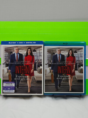 THE INTERN ROBERT DE NIRO ANNE HATHAWAY 2-DISC DVD & BLU RAY ...