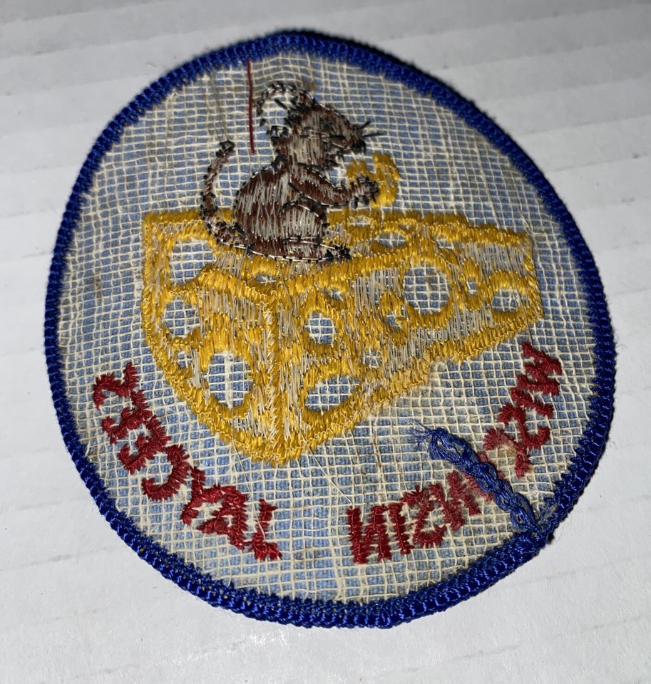 Vintage Wisconsin Jaycees Cheese Mouse Embroidered Sew On Patch Circle ...