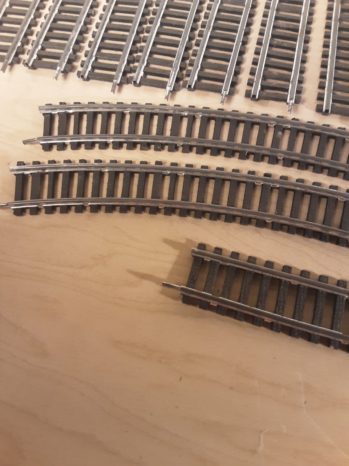Vintage Marx model train tracks , HO, 10 straight, 11 curved | eBay