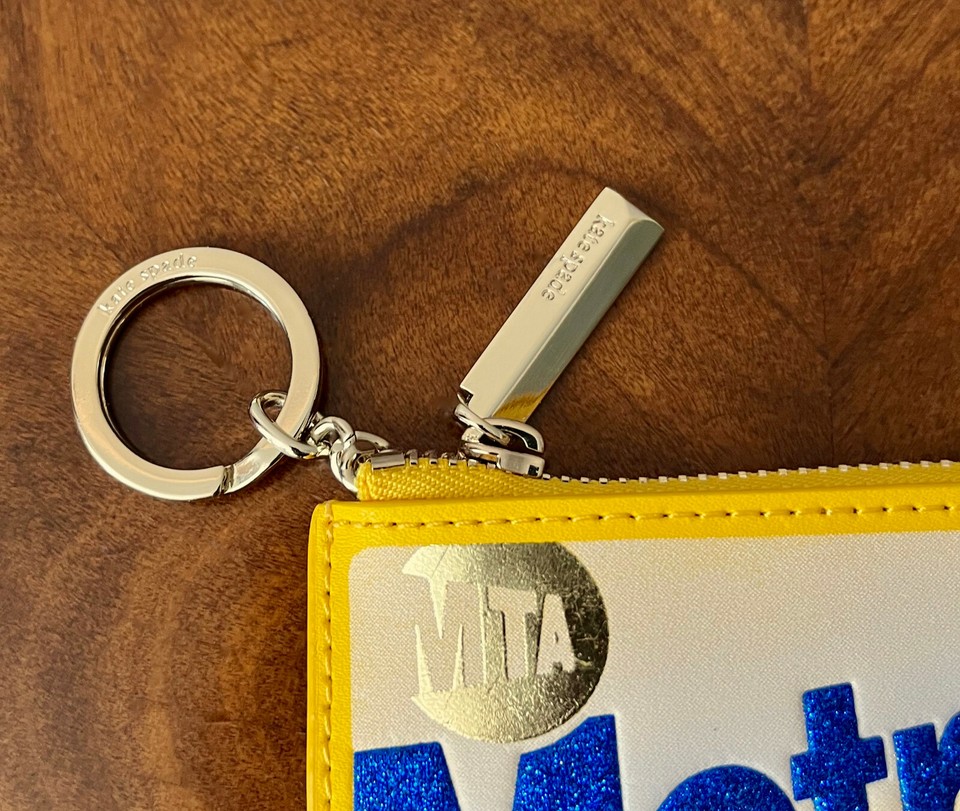 NWT Kate Spade Capsule Collection ON A ROLL METRO CARD Zip Card Wallet ...