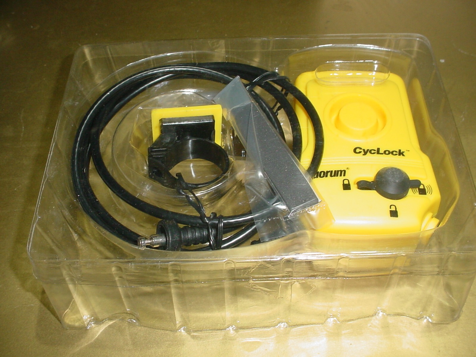 New Vintage Quorum Cyclock Bicycle Cycle Bike Cable Security Alarm ...