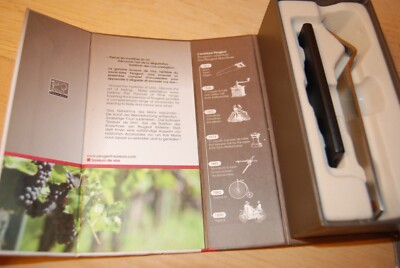 Peugeot Clef du Vin Travel Wine Aging Tool with and Storage Sheath | eBay