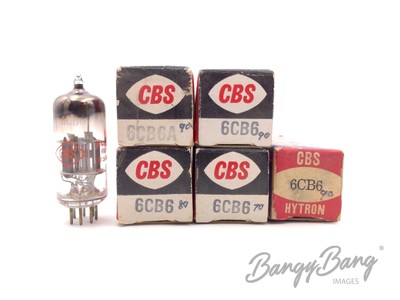 5 Vintage CBS 6CB6/6CF6/EF190 Pentode Beam Power RF/IF Audio Vacuum ...