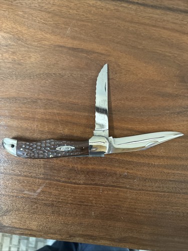 RARE! CASE XX USA 40-64 BILL BOATMAN FOLDING HUNTER KNIFE 6265 SAB Exc ...