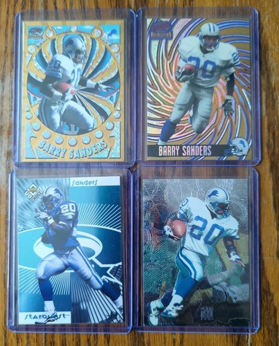 Barry Sanders Detroit Loins Card Lot, 27 Cards Nr Mint & Sleeved | eBay