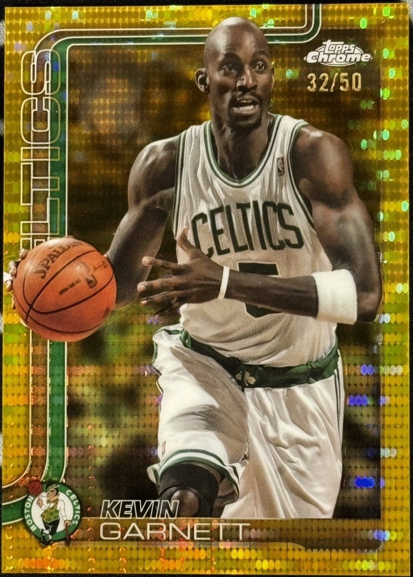 2025-26 Topps Chrome - Kevin Garnett #247 Gold Pulsar Refractor /50 for ...