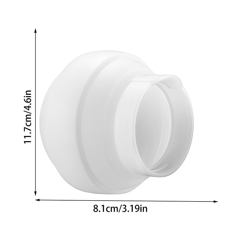 Flash Diffuser Dome Collapsible AK-R22 Silicone Soft Light Ball For V1 ...