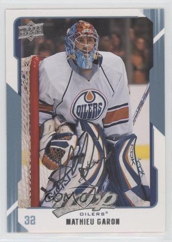 2008-09 Upper Deck MVP Mathieu Garon #123 | eBay