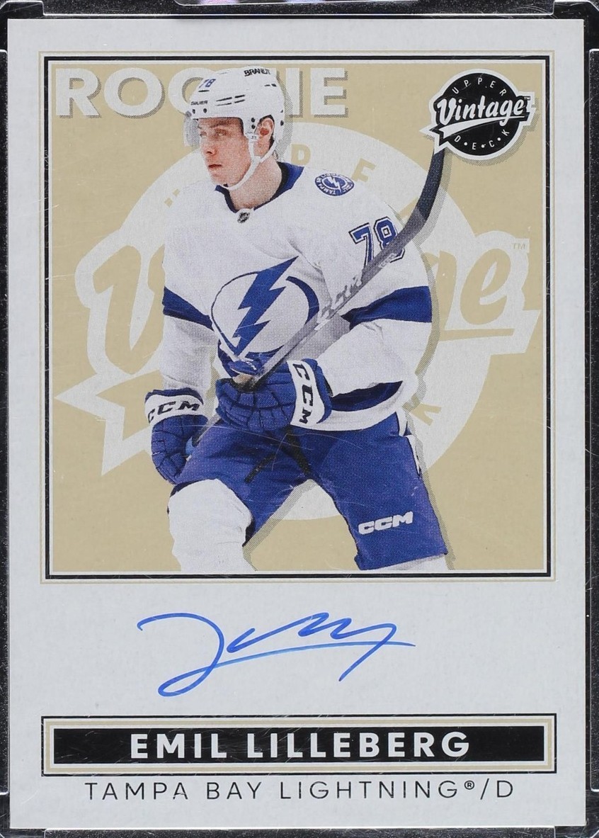2024-25 Upper Deck Clear Cut - Vintage Autographs Rookies Emil ...