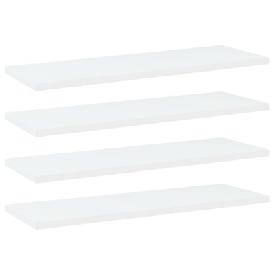 Replacement Shelves For Book Cabinet 4pcs White Chipboard Bookshelf ...