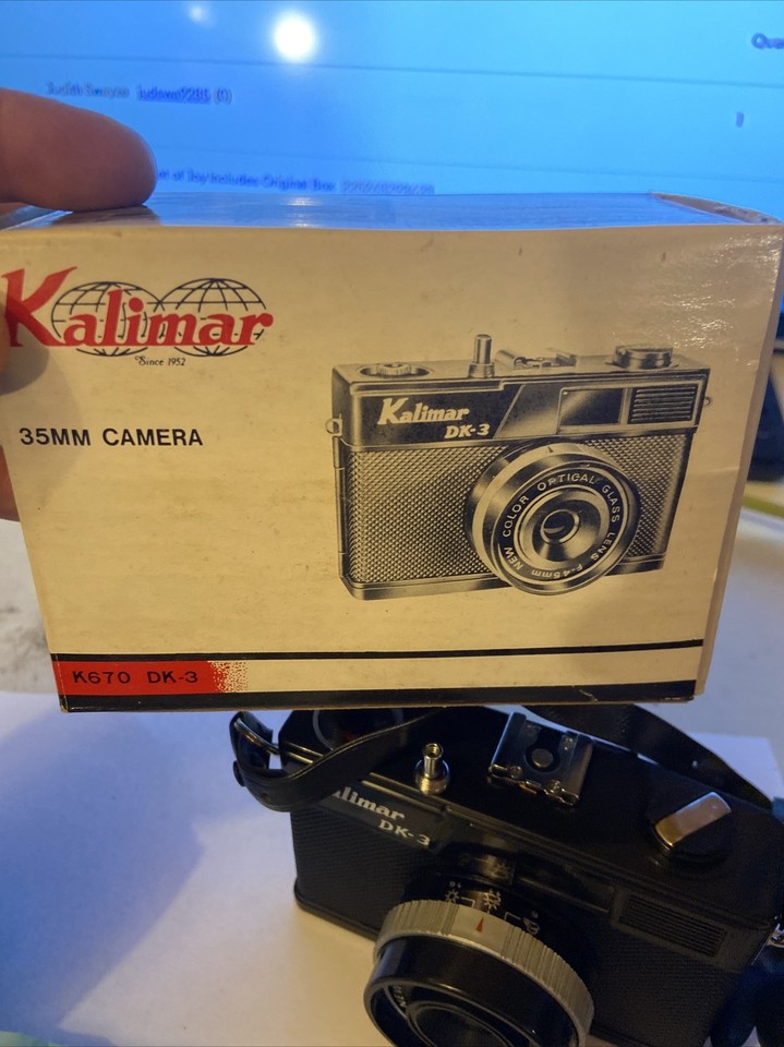 Kalimar DK-3 35mm Film Camera With Original Box Case Strap And ...