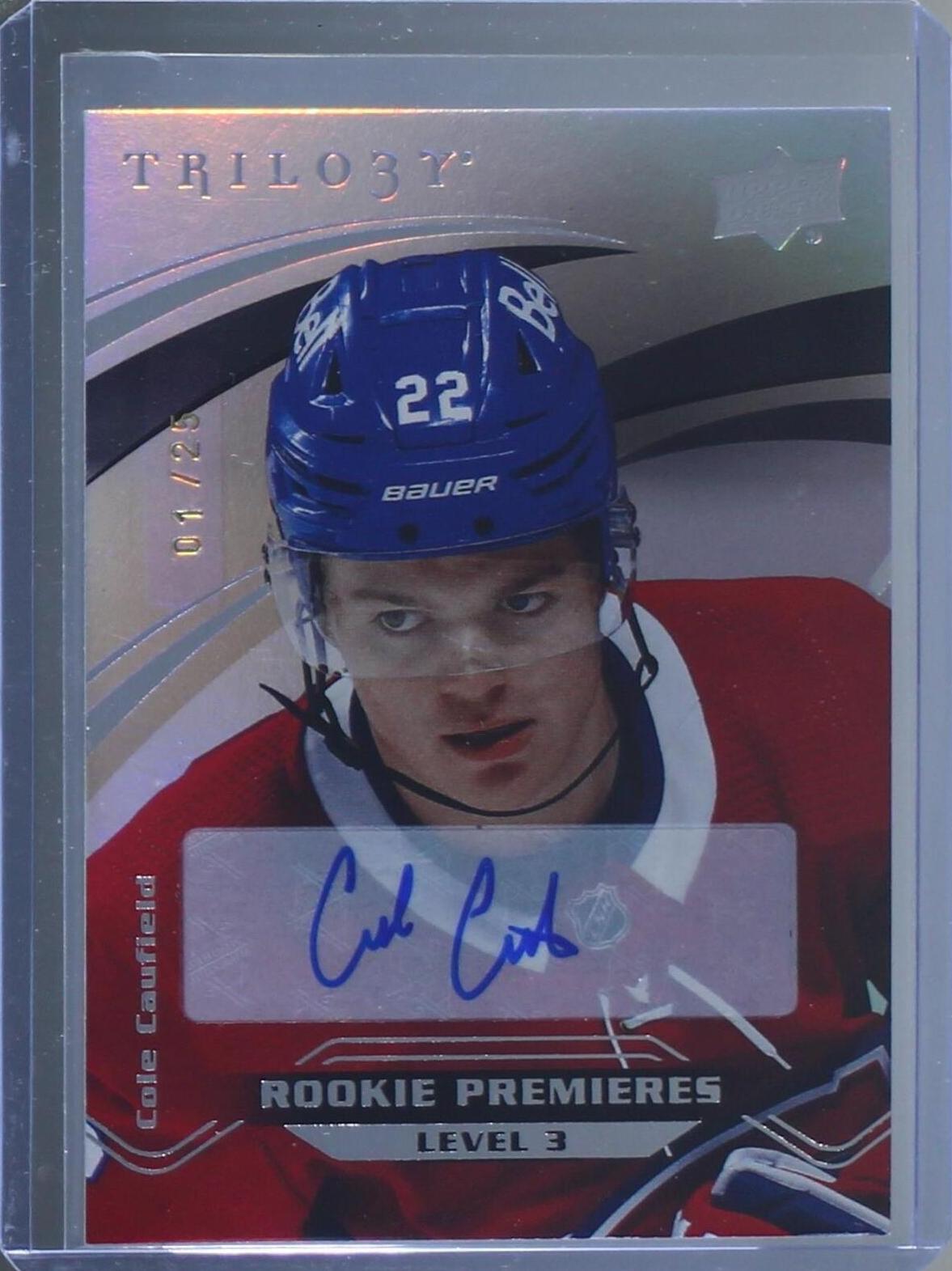2021-22 Upper Deck Extended Series - Trilogy Rookies Cole Caufield #89 ...