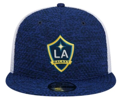 New Era Men's LA Galaxy MLS Kick Off 9Fifty Trucker Cap Hat Blue OSFM ...