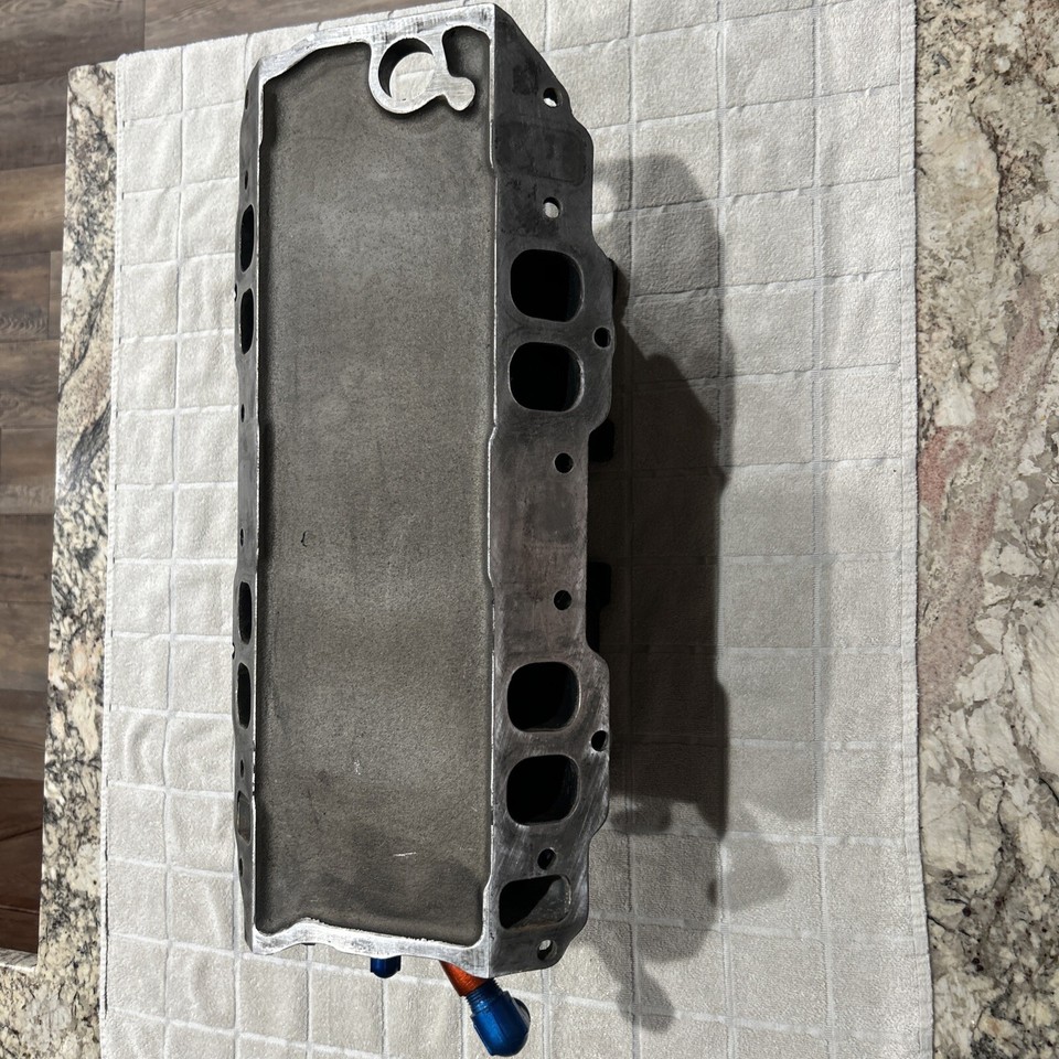 Vintage Weiand Tunnel Ram 2x4 Intake Manifold 5980 Dual Carb BBC Chevy ...