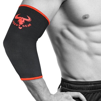 Weightlifting Elbow Wraps Sleeves Bandages Powerlifting Elbow Straps ...