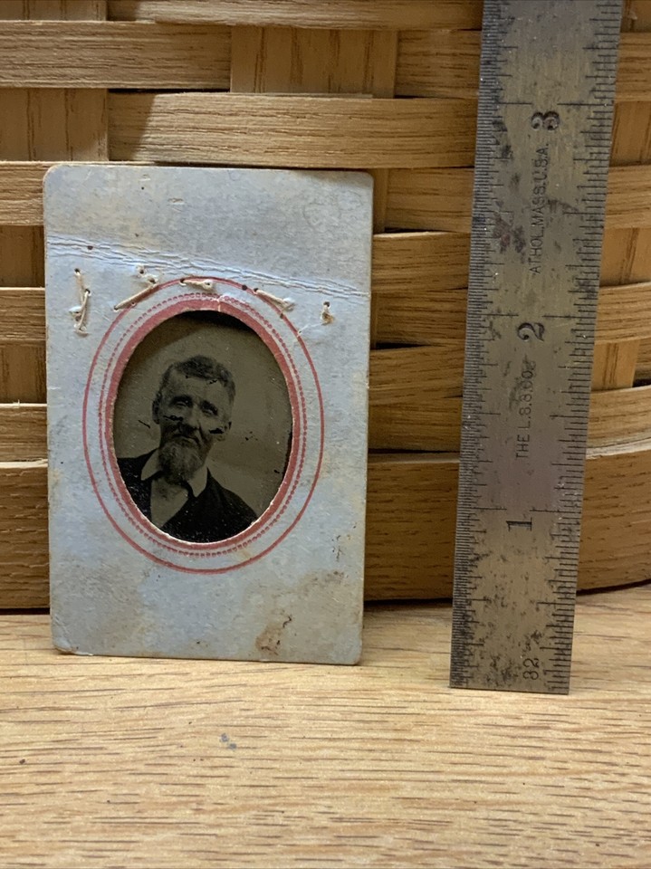 VINTAGE ANTIQUE TINTYPE TIN TYPE METAL PHOTOGRAPH | eBay