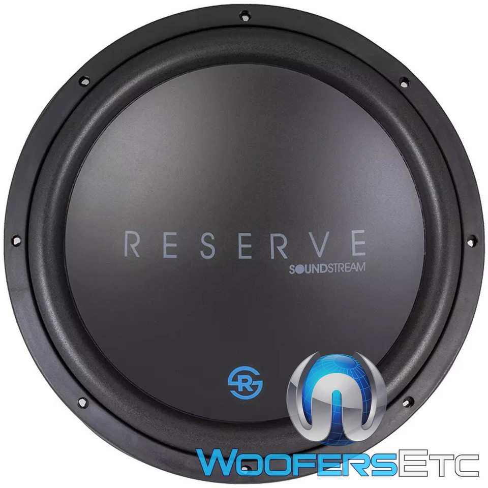 SOUNDSTREAM RESERVE RSW.154 15" 2600W DUAL 4-OHM CAR SUBWOOFER BASS ...