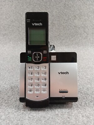 VTech - CS5119-13 DECT 6.0 Cordless Phone with Caller ID Gray Black ...