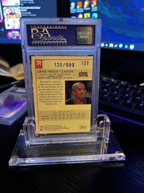 2000 Topps Reserve Craig Claxton #120 126/999 - PSA Mint 9 | eBay