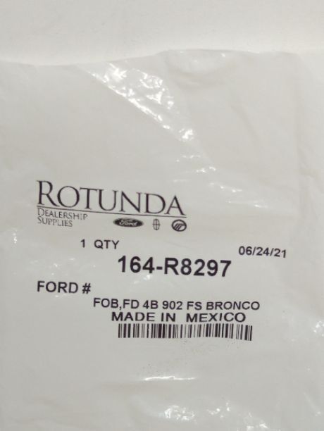 2021-2024 Ford Bronco OEM Genuine PEPS Remote Start FOB 164-R8297 ...