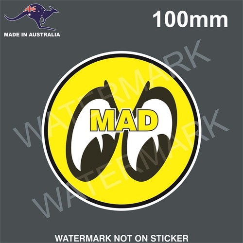 MAD HOT ROD STICKER COOL EYES RAT ROD RALLY DRAG RACING STICKERS | eBay