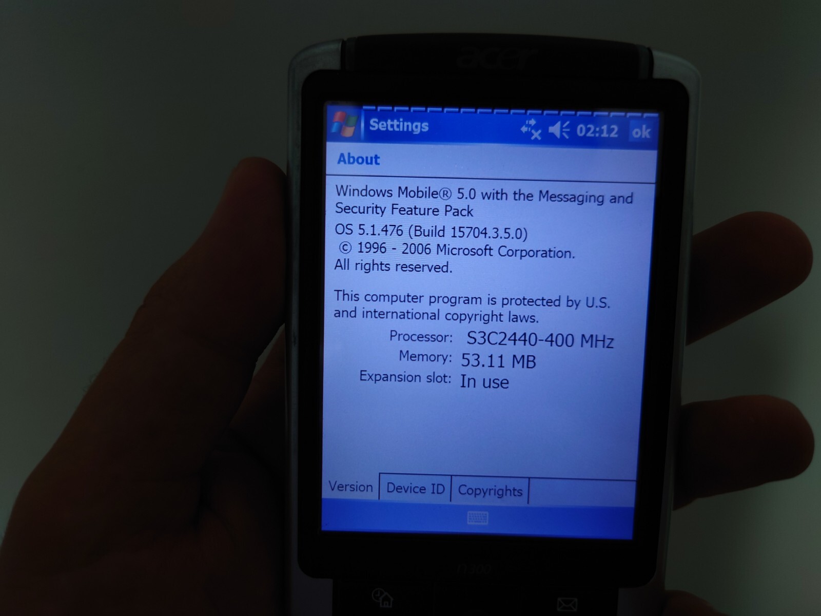 Acer n300 Handheld Pocket PC Windows Mobile 5 PDA N310 N311 Achiever ...