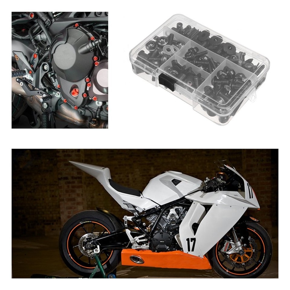 Fairing Complete Bolt Screws Kit Fit For Ninja Kawasaki ZX6R 7R ZX9R ...