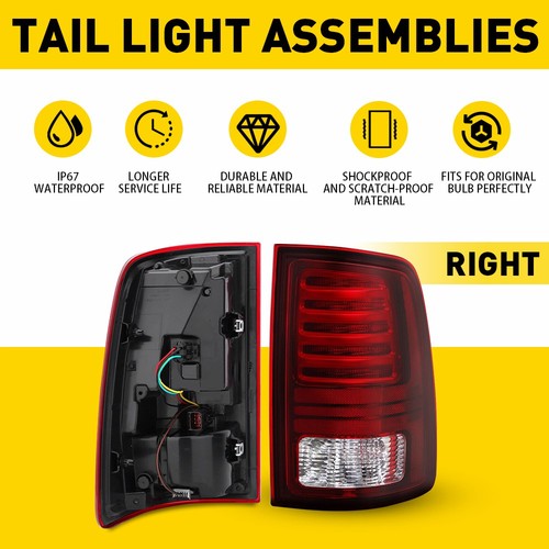 Right/Left Tail Light Brake Stop Lamp For 2013-18 Ram 1500 3500 2500 ...
