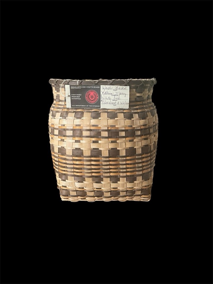 Vintage Excellent Cherokee Native American Indian White Oak Qualla ...