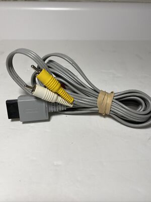 Original Official Nintendo Wii Audio Video AV Cable RVL-009 Tested | eBay