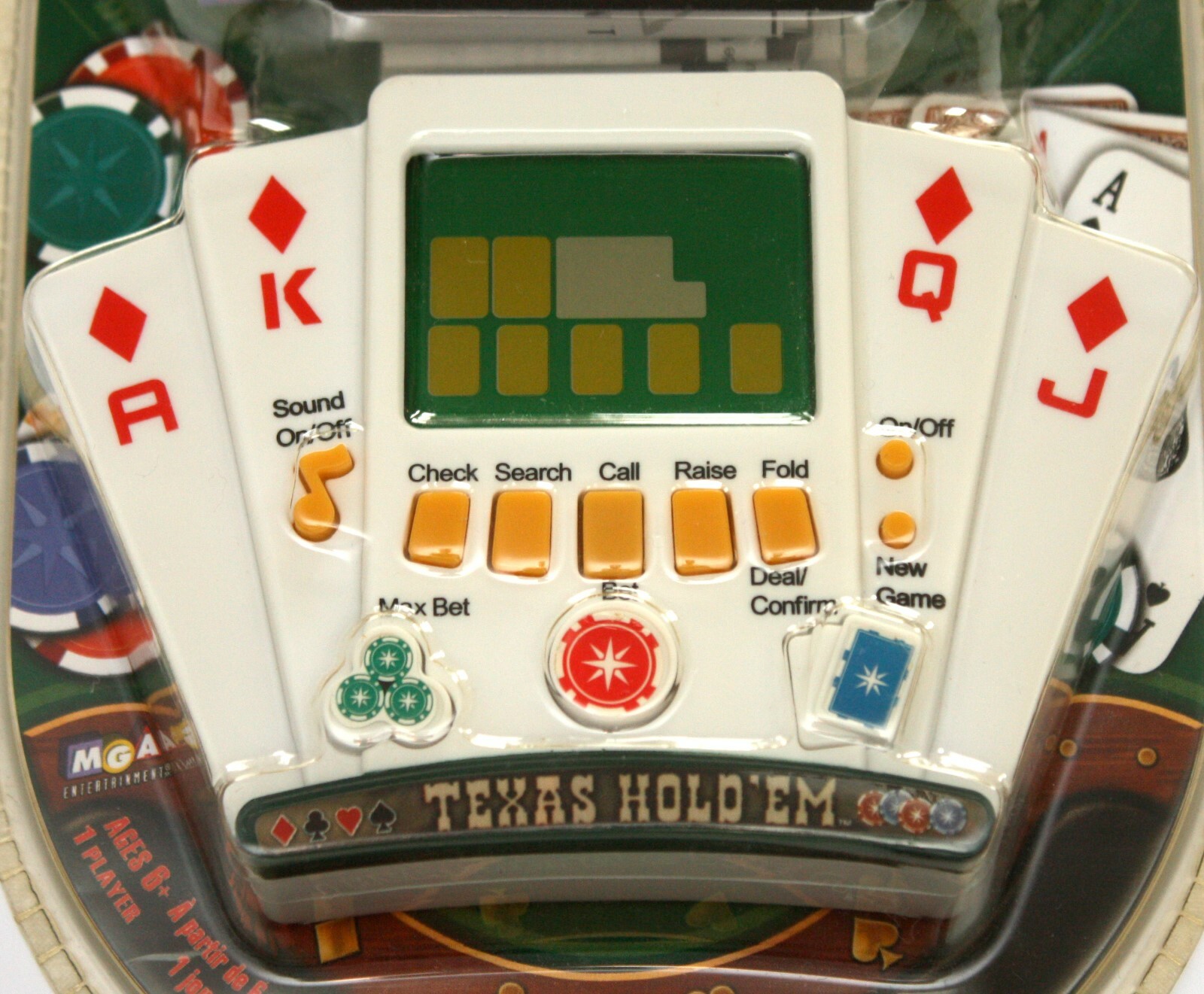 New Old Stock Texas Hold Em Poker Showdown Electronic Handheld Game Toy ...