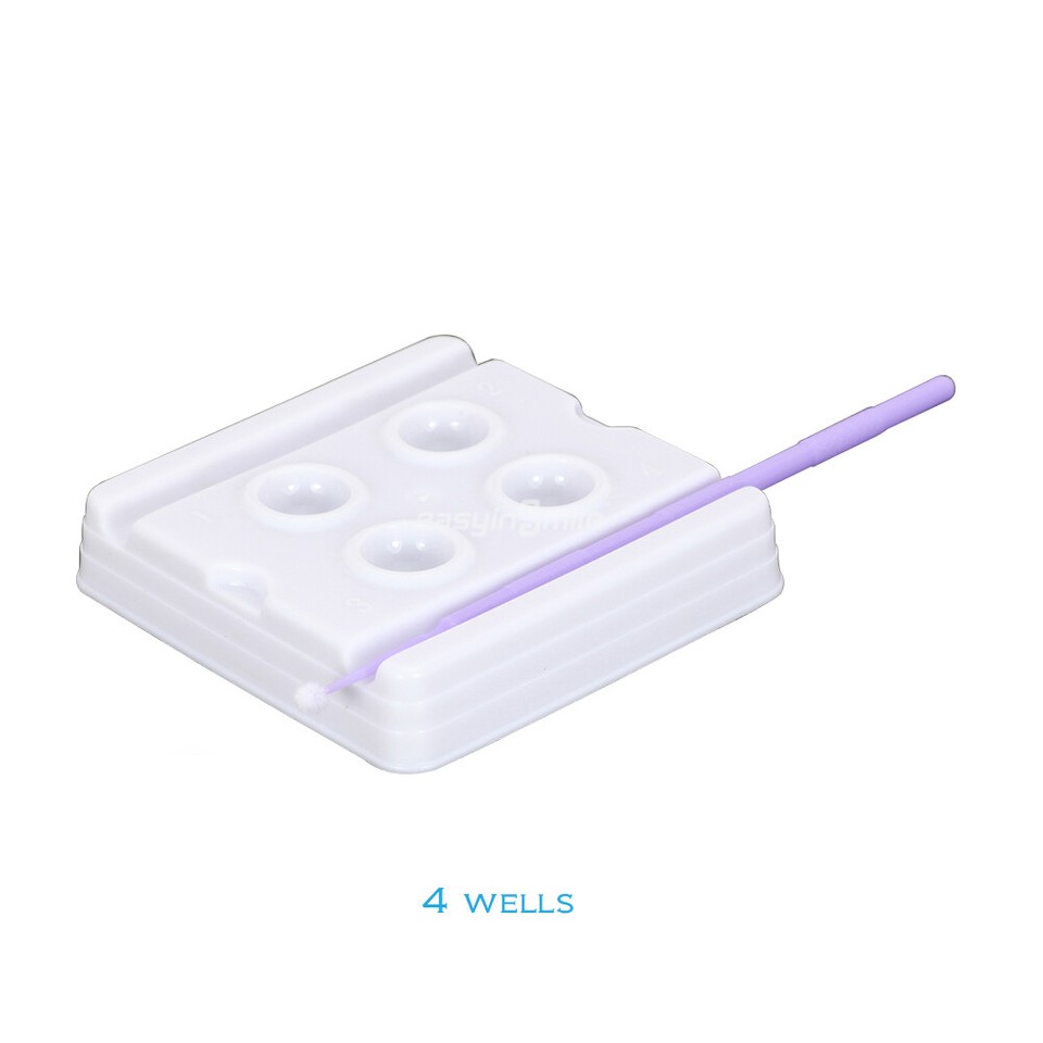 Dental Lab Disposable Mixing Wells Bonding Composite Adhesive 2/4 Wells ...
