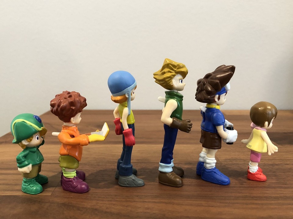 Digimon Adventure Figures Set Of 6 Tai Matt Sora Izzy TK Kari | eBay