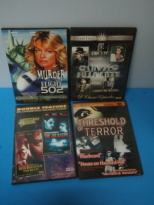 Lot Of 4 (Classic & Vintage) horror DVDs Threshold of terror muder ...