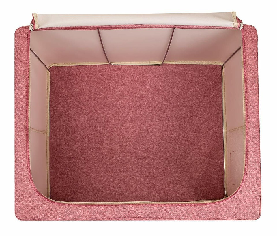 Large Storage Bag Box Foldable Stackable Organizer Bins for Clothes ...