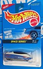 Hot Wheels 1996 Space Series #390 GM Lean Machine Blue & White Logo on ...