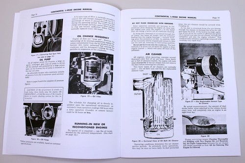 Continental L-Head F162 F163 Engine Motor Service Repair Owners ...