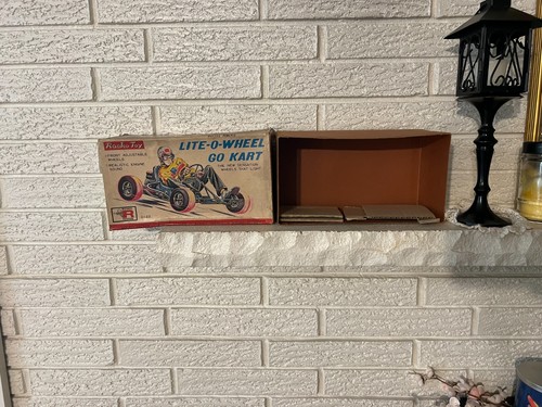 Excellent Original Antique BOx Only Lite-O-Wheel Toy Go Cart Showa ...