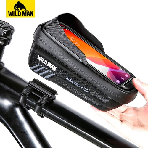 Front Bicycle Frame Bag Rainproof Touch Screen Bag Hard Shell Bike Bag ...