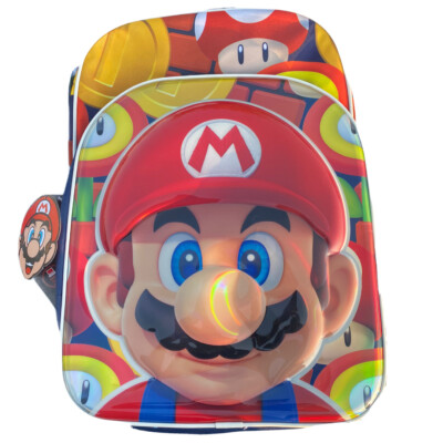 Super Mario 17” Backpack With Laptop Sleeve 2021 Book Bag New Design ...