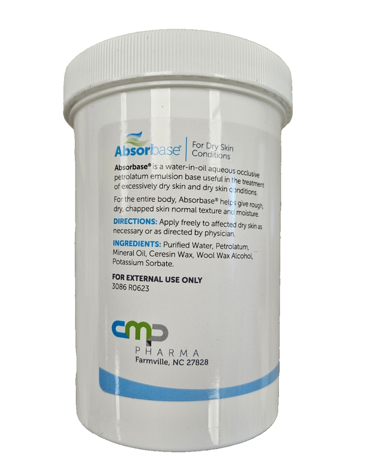 ABSORBASE 16oz for Extremely Dry Skin Unscented ( 2 pack ) GERIMED ...