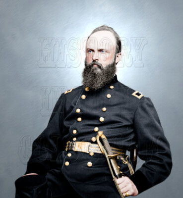 General John Potts Slough color Civil War photo - 04625 | eBay