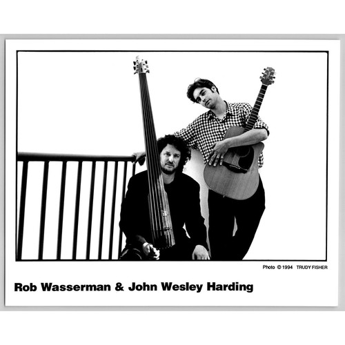 Rob Wasserman (Bass) and John Wesley Harding (Singer) 80s-90s Music ...