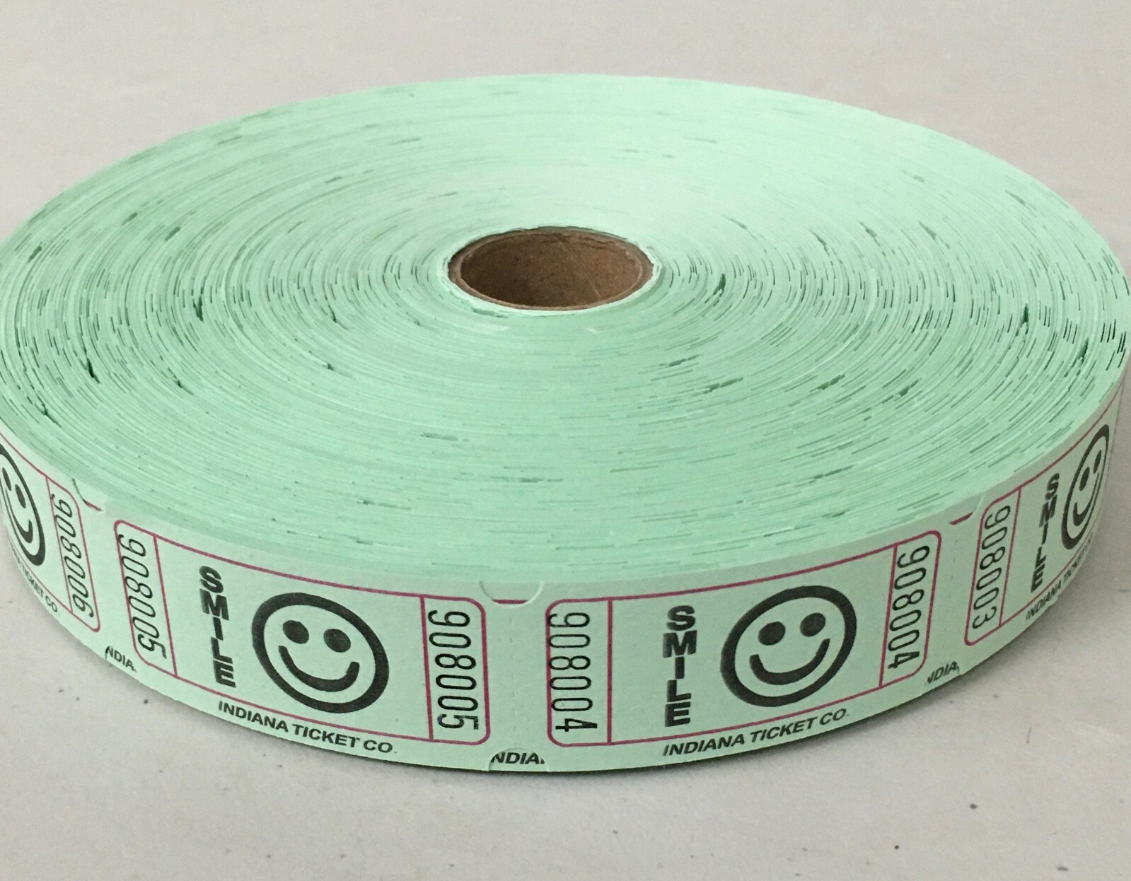 Smile Face Tickets Roll of 2000 Single Stub Smile Emoji Raffle Fun Fair ...