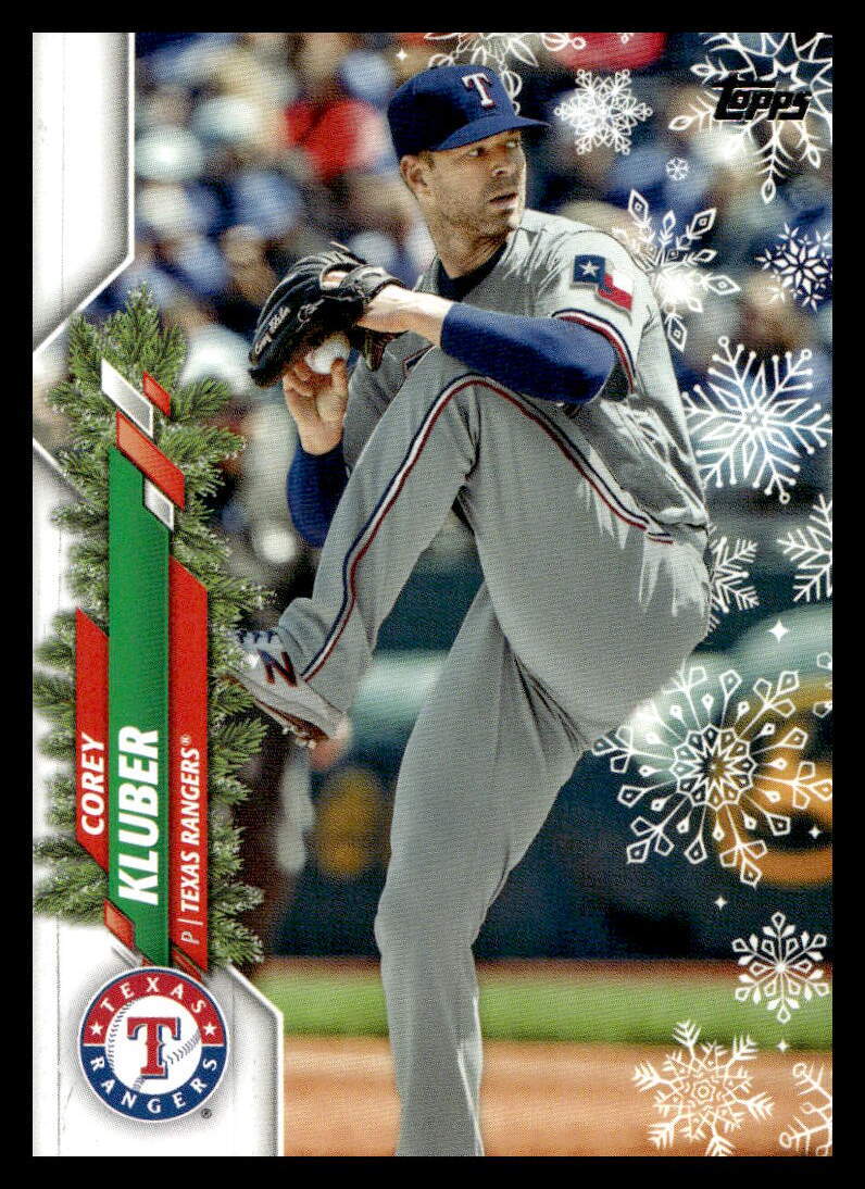 2020 Topps Holiday #HW36 Corey Kluber Texas Rangers | eBay
