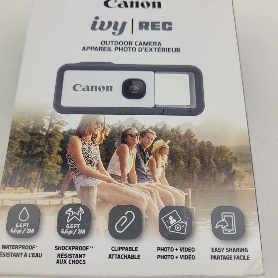 Canon Ivy Rec 13MP Full HD Outdoor Camera - Gray (FV-100-GY) New ...