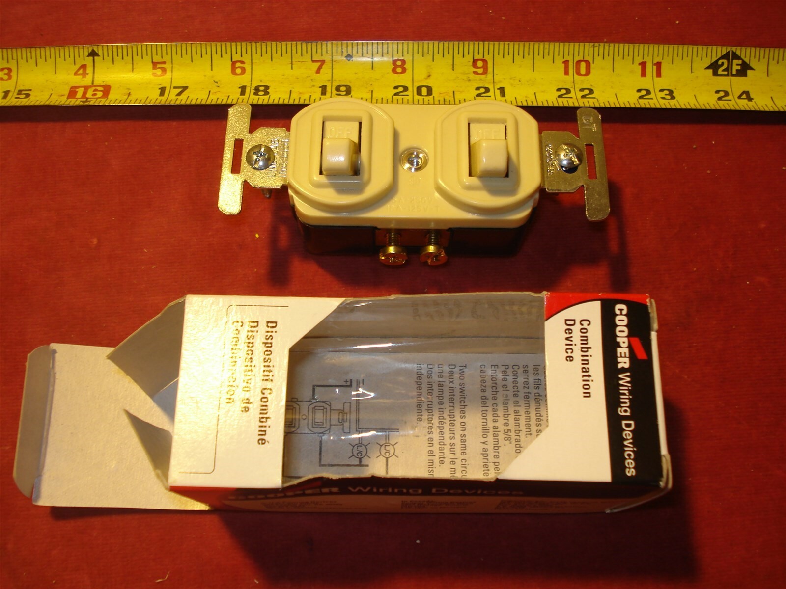 (1980.) Combination Two Single Pole AC/DC Switches | eBay