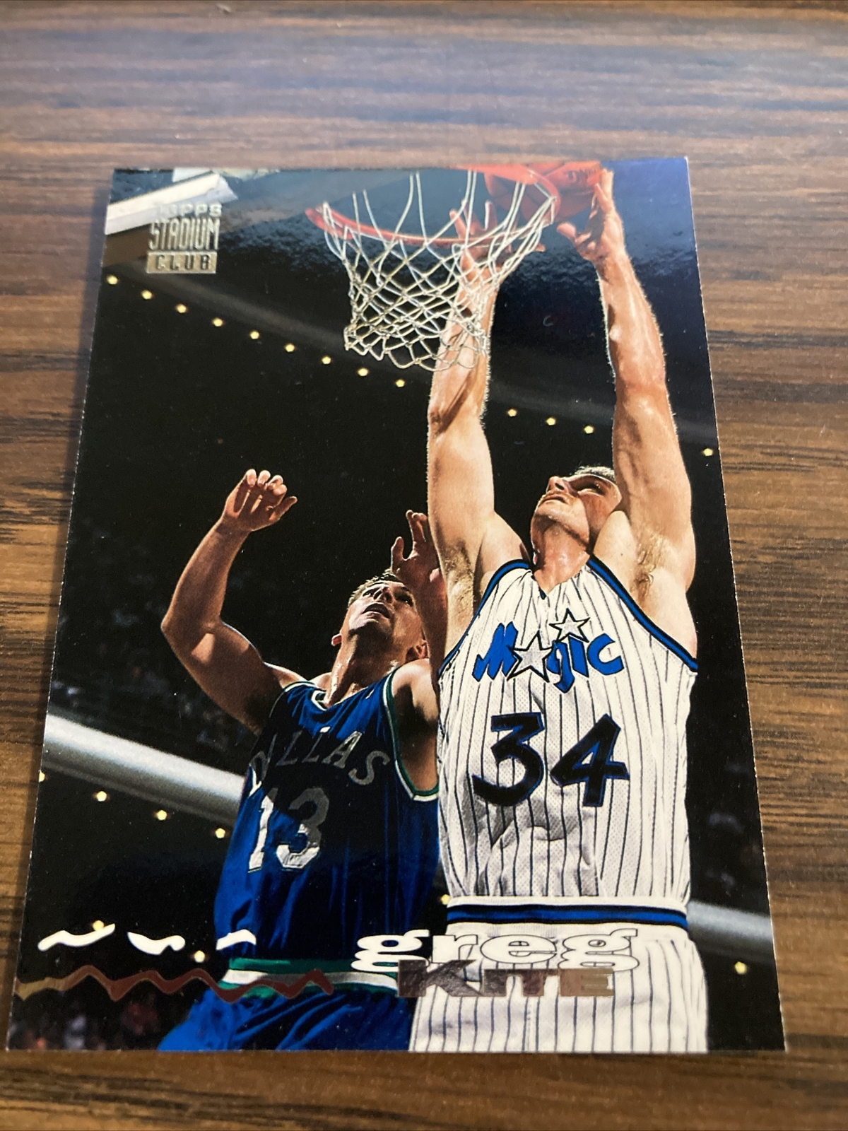 1993-94 Topps Stadium Club Greg Kite Orlando Magic Center #75 | eBay