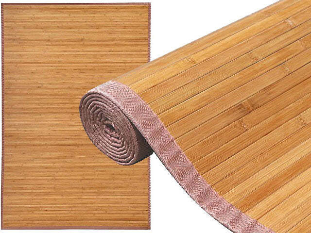 Bamboo Wood Floor Mat Rug Carpet Home Bathroom Livingroom Indoors ...