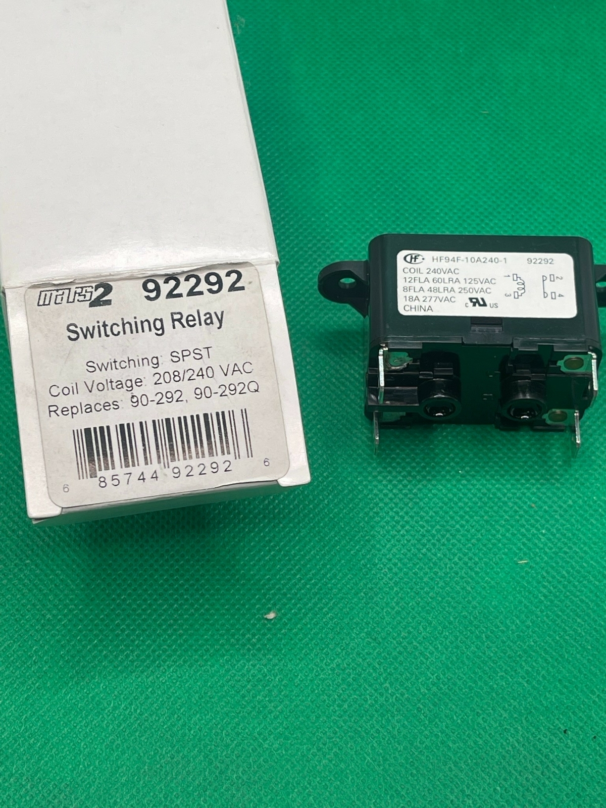 NEW MARS 92292 HF94F-10A240-1 SWITCHING RELAY 208/240VAC | eBay